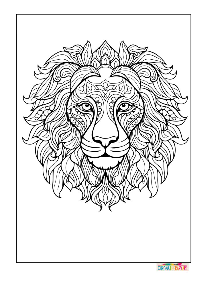 50 Free Printable Stress Relief Coloring Pages for Adults to Relax and ...